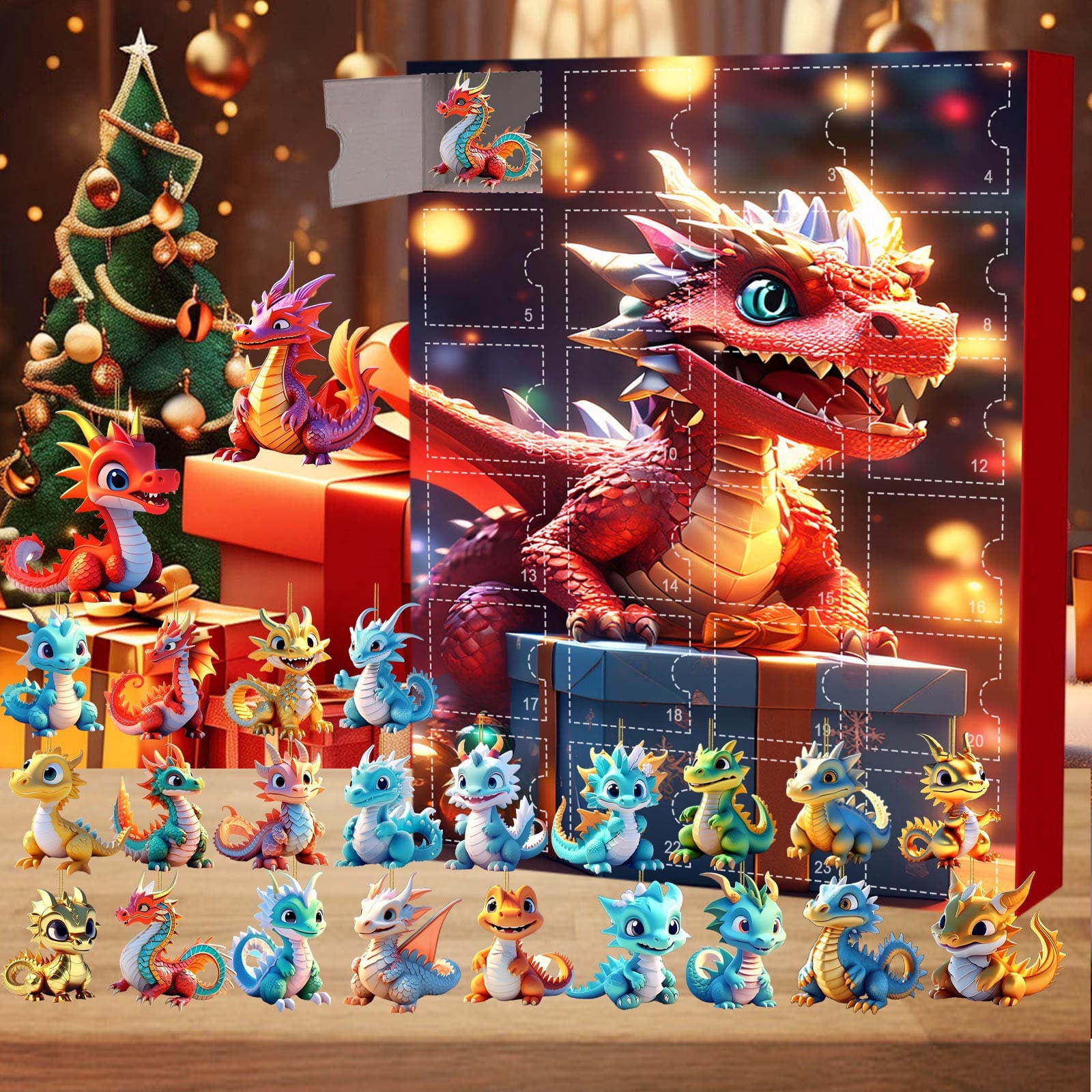 24 Days of Dragon Surprises Advent Calendar - Collect 24 Adorable ...