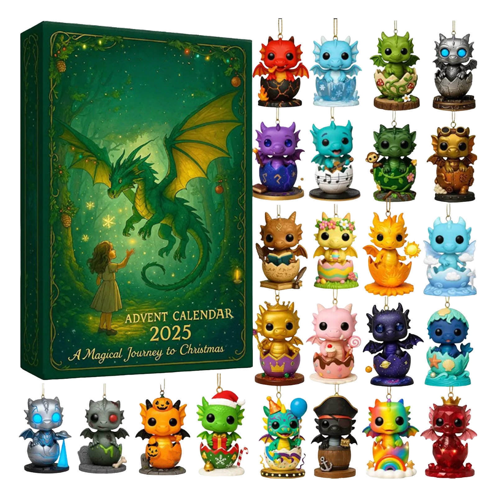 24 Days the Dragon in the Forest Advent Calendar 2025 Funny Calendar ...