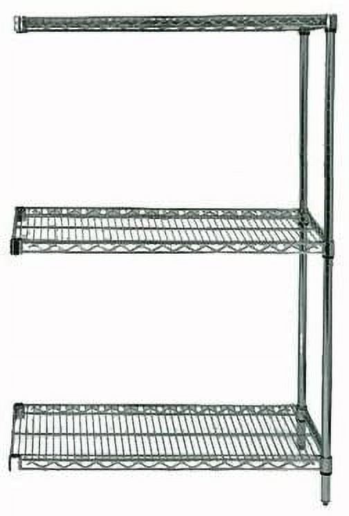 24" Deep x 48" Wide x 36" High 3 Tier Freezer Add-On Shelving Unit ...