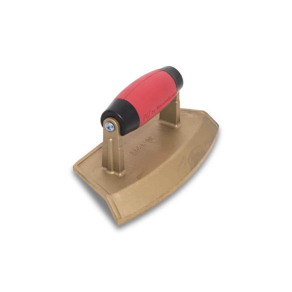 24" Dia 3/4 in. Lip Bronze Chamfer Tube Edger with Soft Grip Handle ...