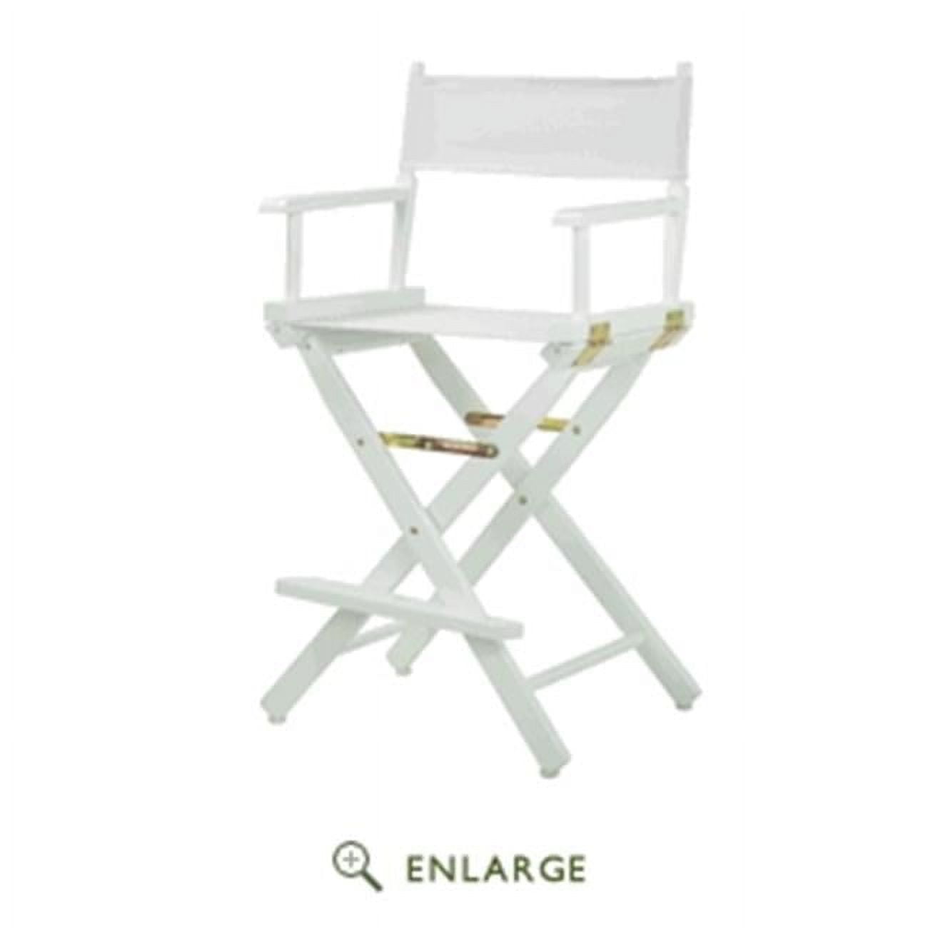 Free Shipping! "24" Director's Chair White Frame-White Canvas ...