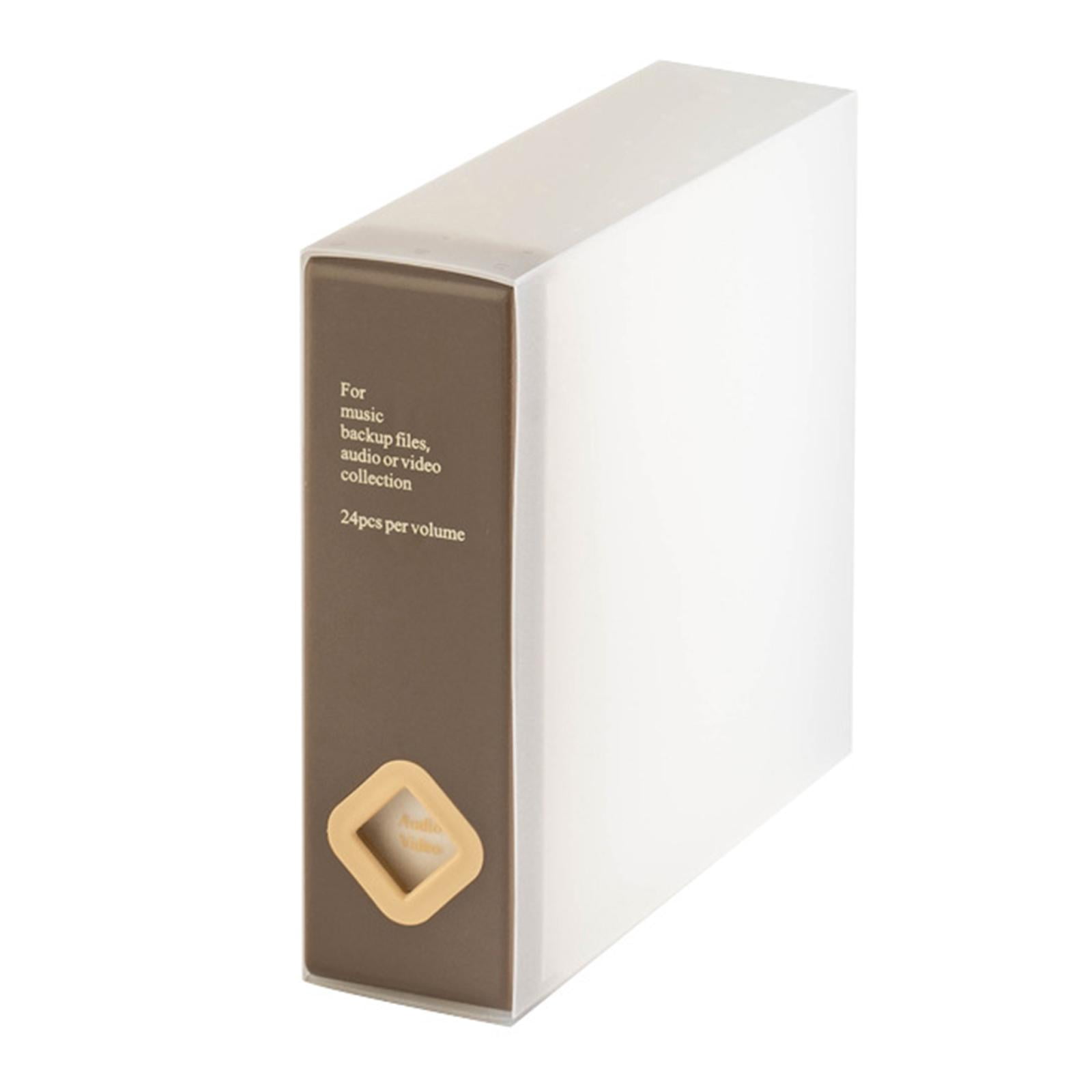 24 Disc CDs Case Scratch Resistant CDs Holder for Easy Organization and ...