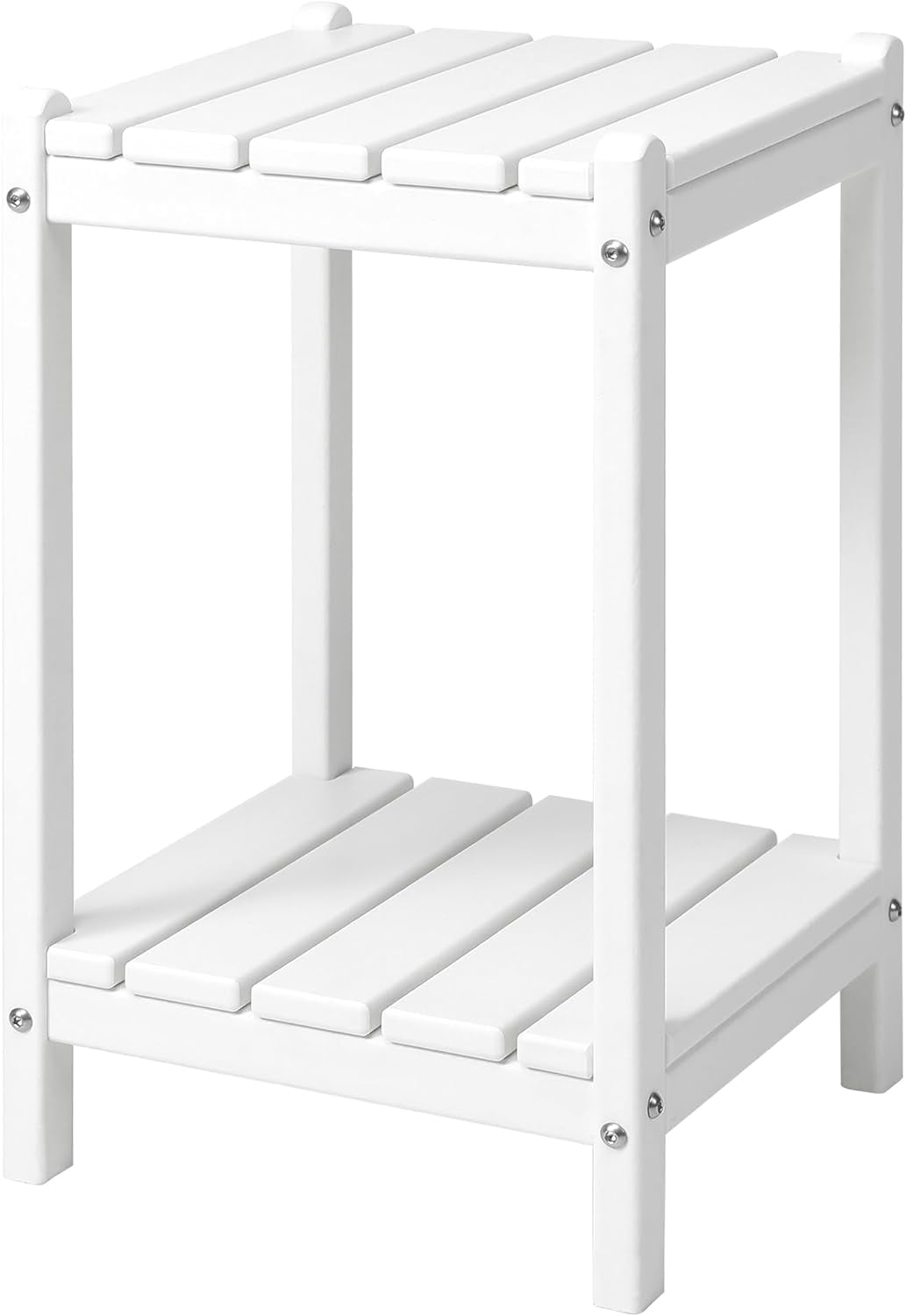 24" Double Adirondack Outdoor Side Table, Pool Composite Patio Table ...