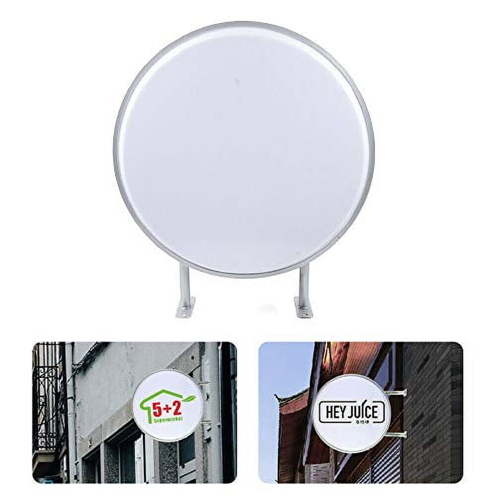 24'' Double Sided Round LED Light Box, Outdoor Advertising Projecting ...