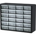24-Drawer Plastic Drawer Storage Cabinet for Garage Organization, Bead ...