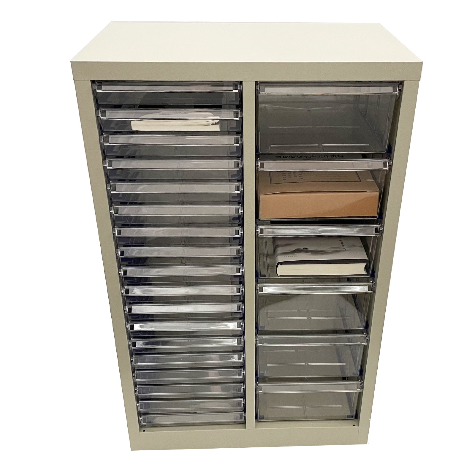 24 Drawers Parts Cabinet Bolt and Nut Tool Storage Cabinet Multi ...