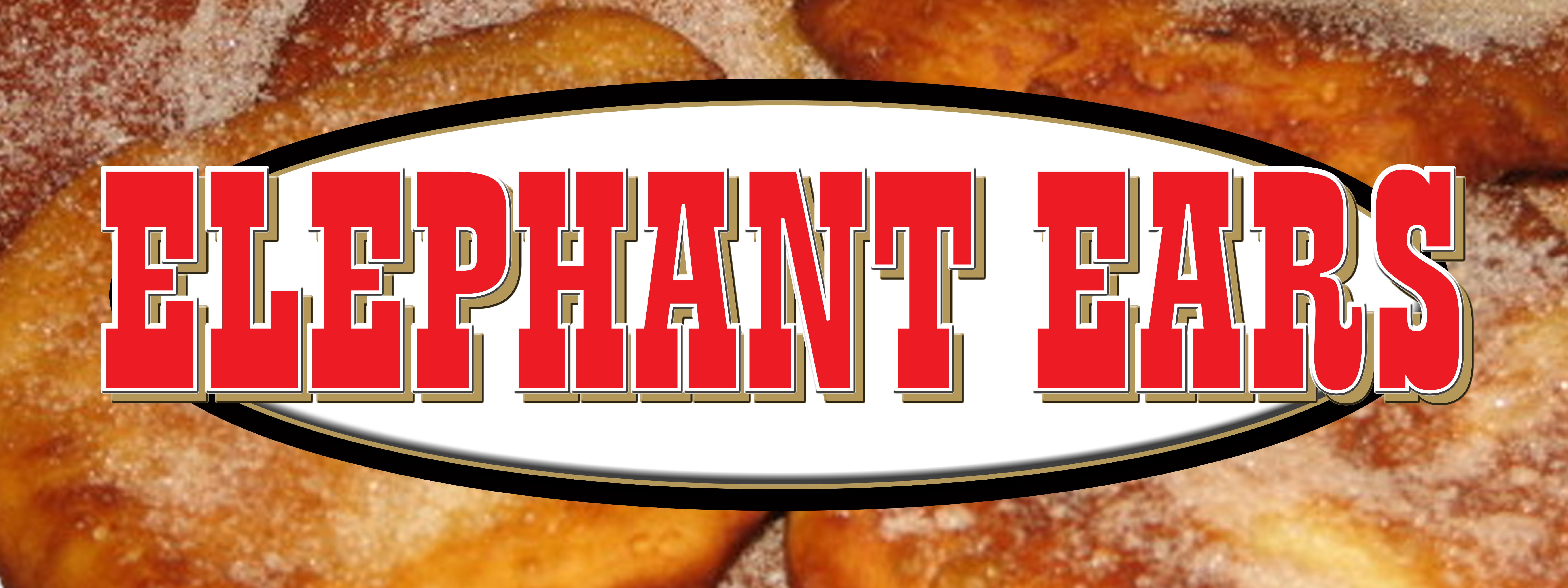24" ELEPHANT EARS DECAL sticker concessions ear - Walmart.com