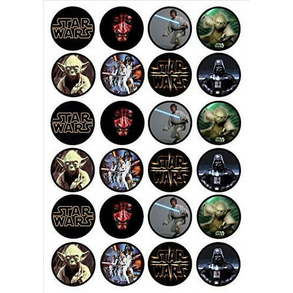 Star Wars Cupcakes Toppers