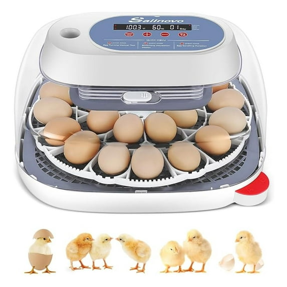 24 Egg Incubators for Hatching Eggs, 4 Modes Egg Incubator with ...