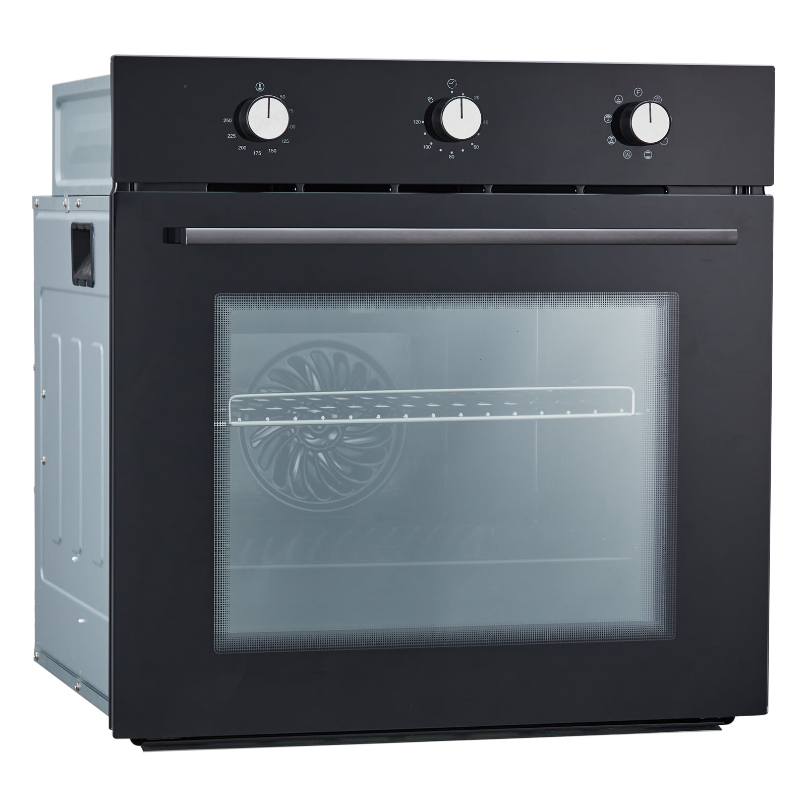 24" Electric Single Wall Oven with 8 Baking Modes 2.5Cu.ft Built-in ...