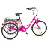 "24"" Heavy Duty Motorized Electric Tricycle for Adults, 3 Wheel ...