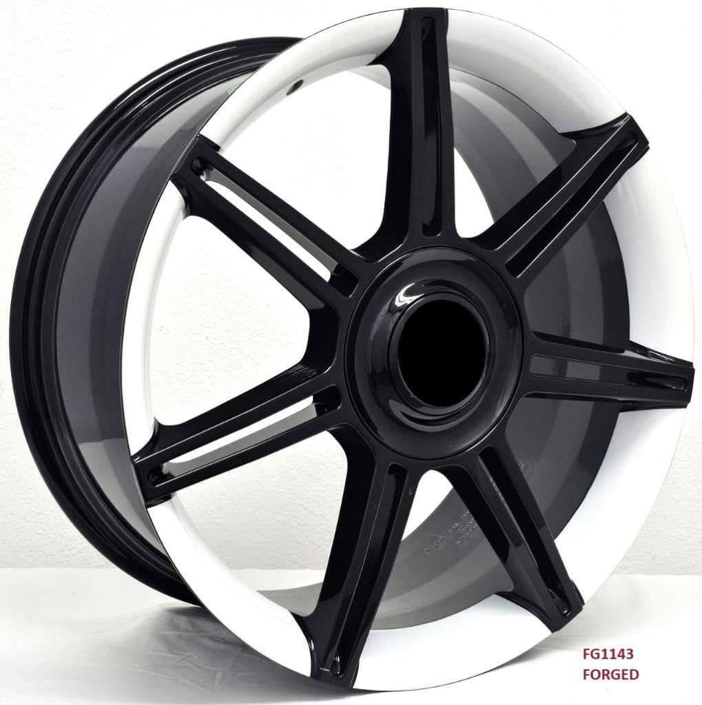 20'' FORGED wheels for PORSCHE TAYCAN TURBO 2020 & UP 20X9/11" White ...