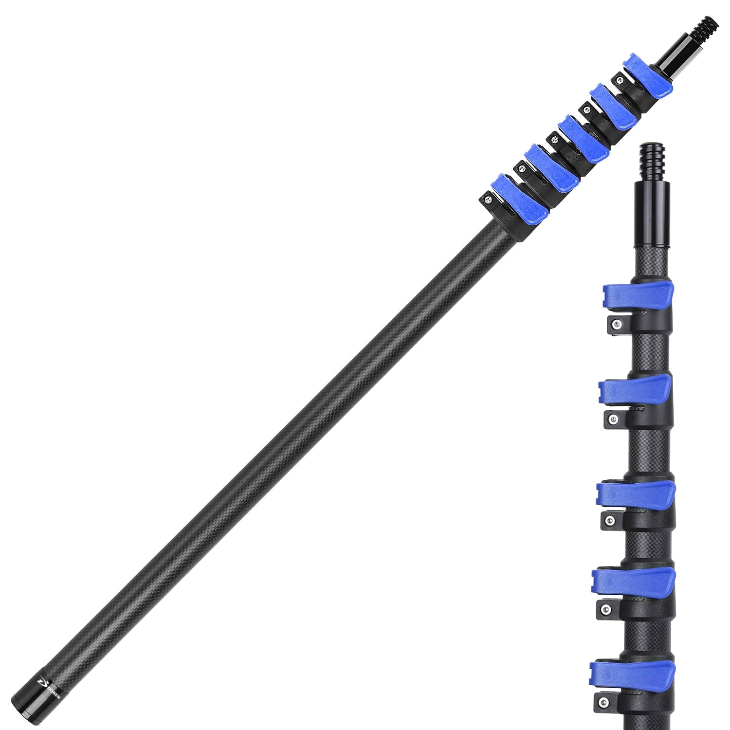 DOBEN 24 FT Carbon Fiber Extension Pole, Telescoping Lightweight ...