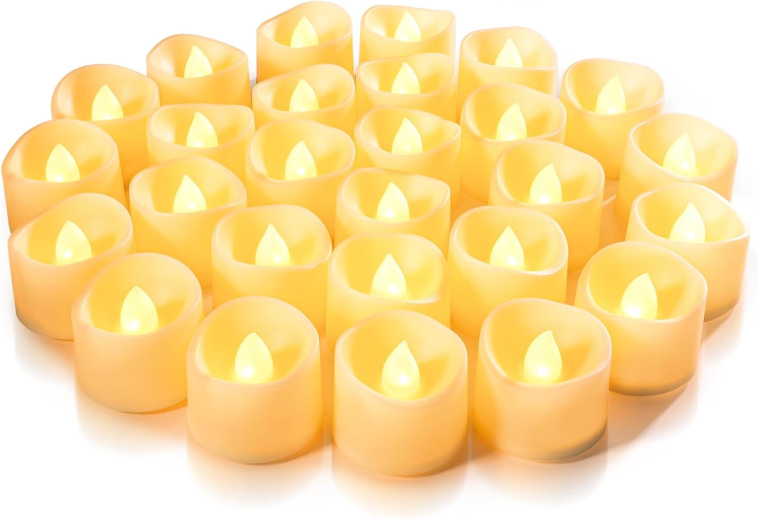 24- Flameless Lights Candles Operated, 200+Hour Candles TeaLights for ...