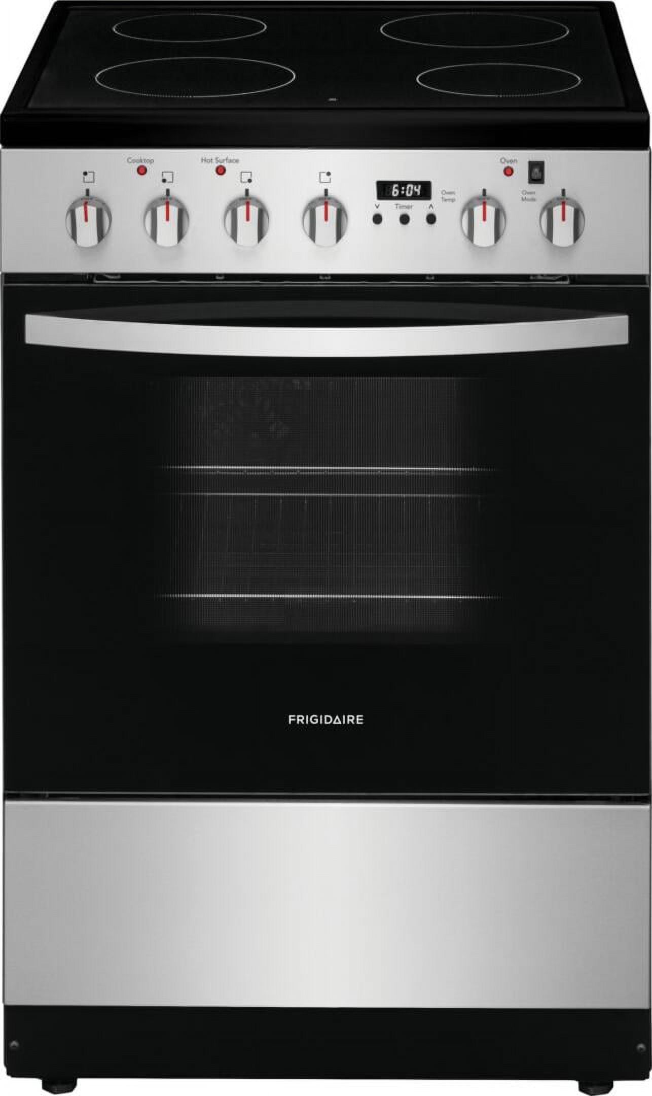 "Frigidaire 24"" Freestanding Electric Range with Smooth Top ...