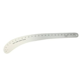 Dritz 24" Hip Curve Ruler, Sewing Ruler, Clear - Walmart.com