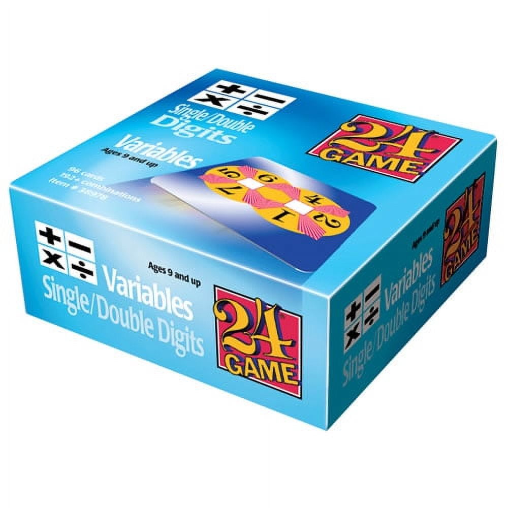 Kids 24 Game: Fun Math Skills Enhancer with Variable 96-Card Deck ...