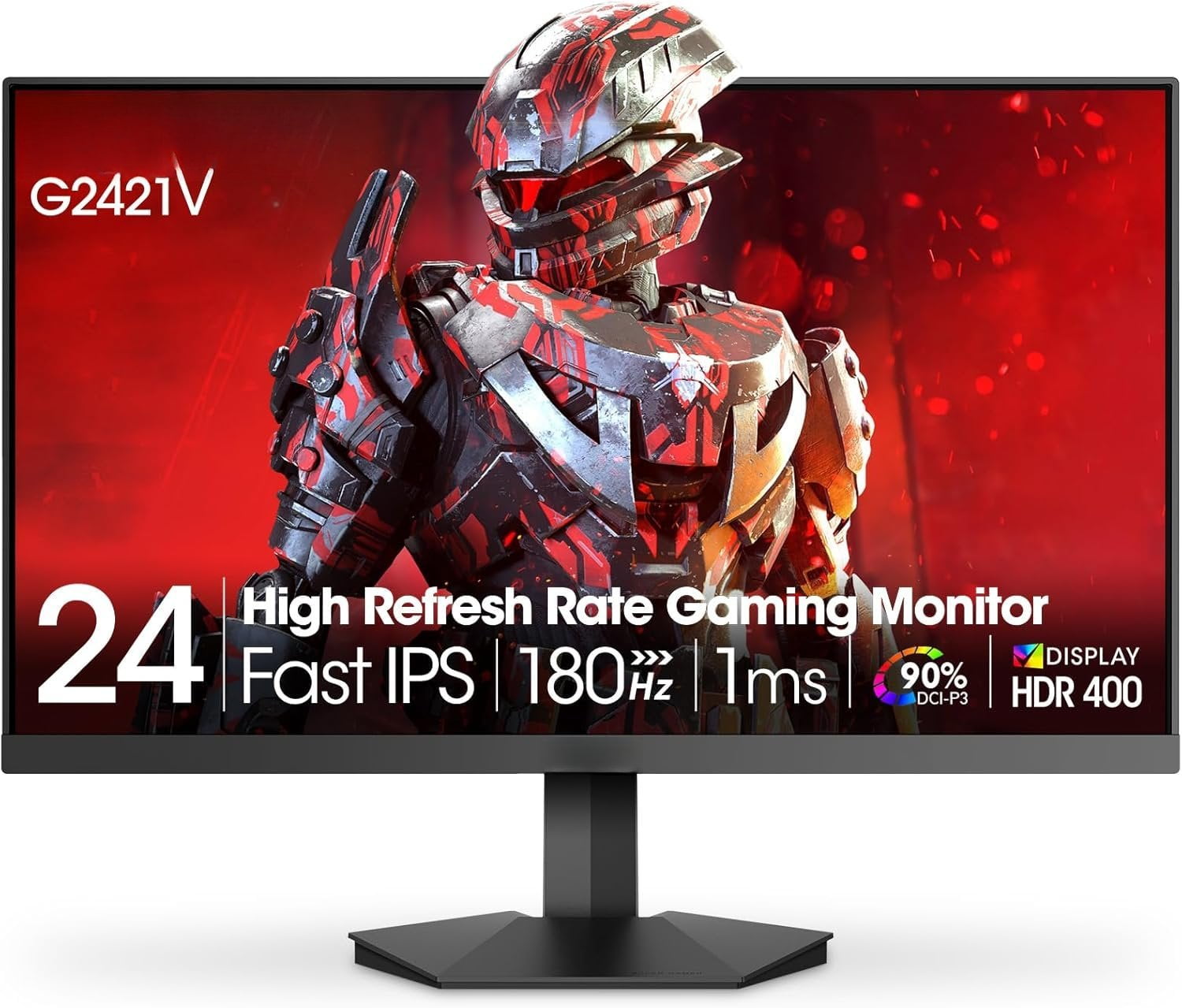 24" Gaming ,180Hz 1ms IPS , 1440P HDR400 Display, 90% DCI-P3 Color ...