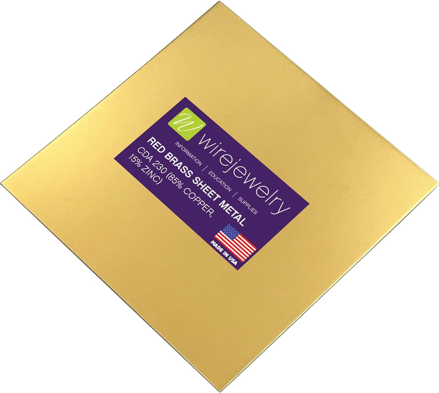 24 Gauge 0.020 Dead Soft Red Brass Sheet Metal - 6x6 Inch - Walmart.com
