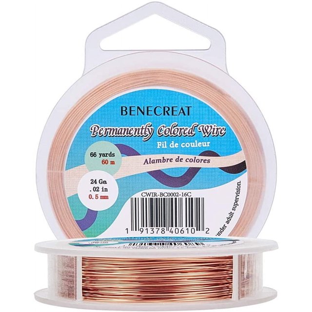 24 Gauge Bare Copper Wire with Oil Coated Solid Copper Wire for Jewelry ...