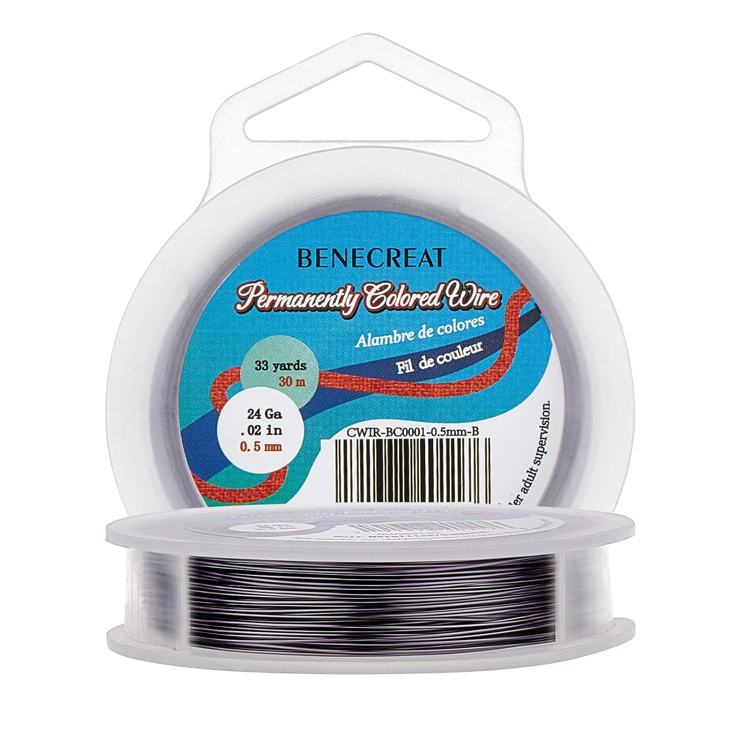 24 Gauge Copper Wire Resistant Gunmetal Craft Wire for Beading Jewelry ...