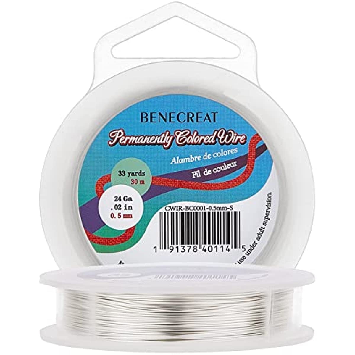 24 Gauge Jewelry Wire Tarnish Resistant Silver Copper Wire for Beading ...