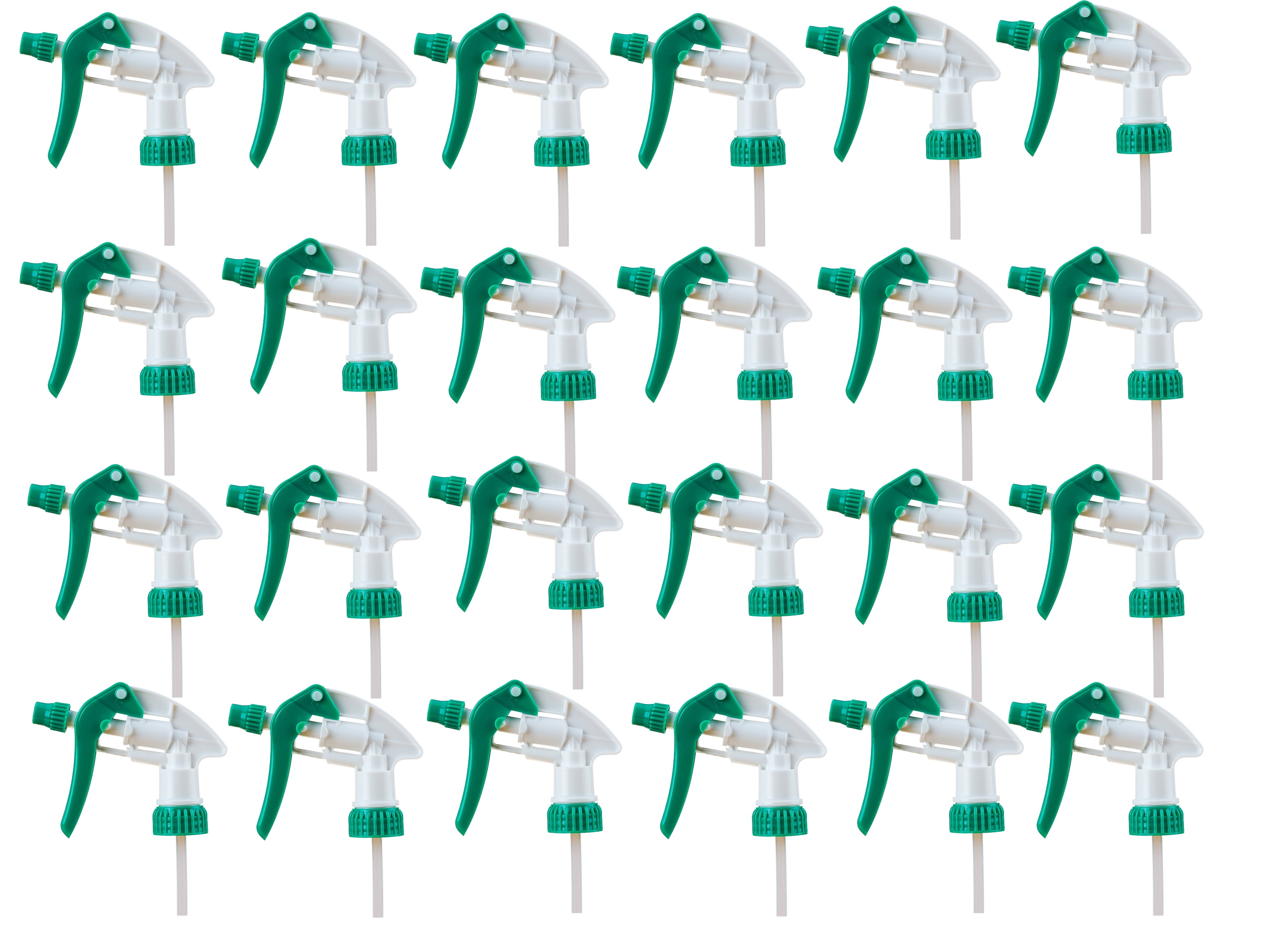 24 Green Heavy-Duty General-Purpose Trigger Sprayers 28/400 Neck ...