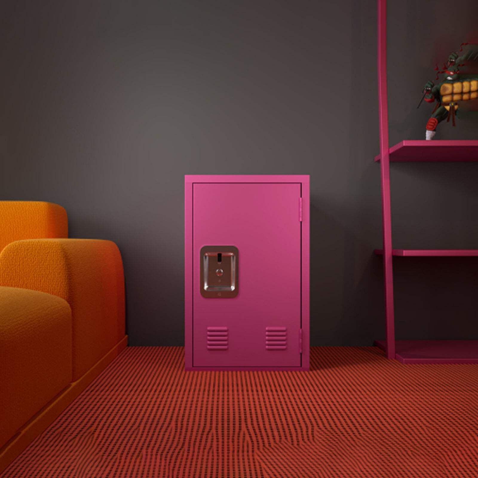 24" H Locker Storage Cabinet, Metal Locker Storage Cabinet With 1 Doors ...