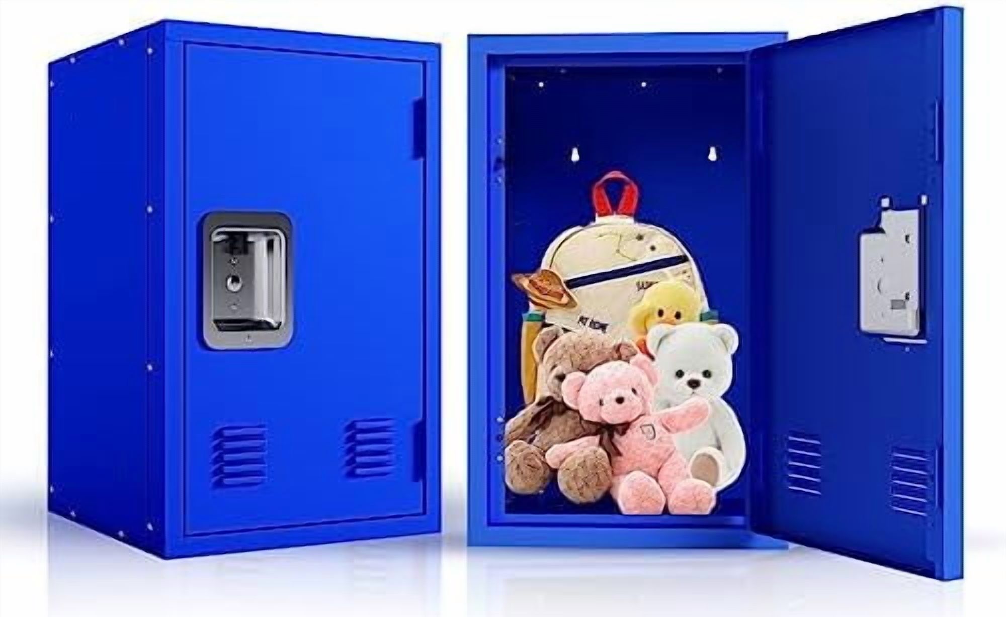 24'' H Storage Locker, Lockable Storage Cabinet, Small Metal Locker ...