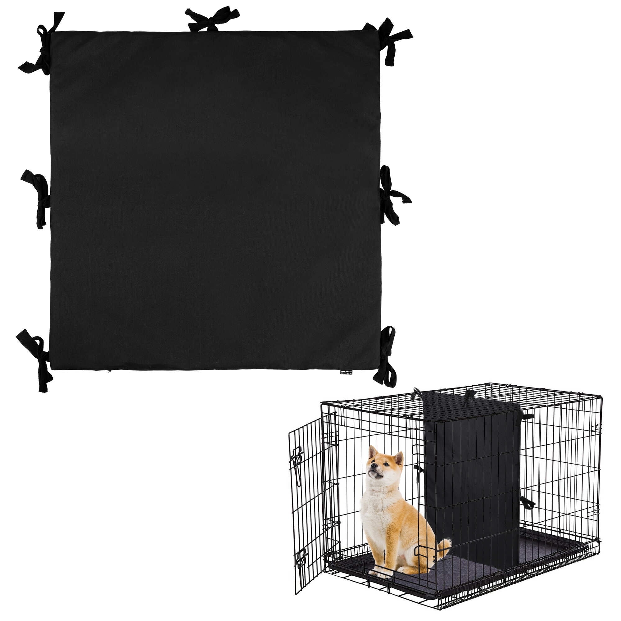 24"H x 22.4"W Dog Crate Divider Panel (Without Crate), Soft Dog Kennel ...