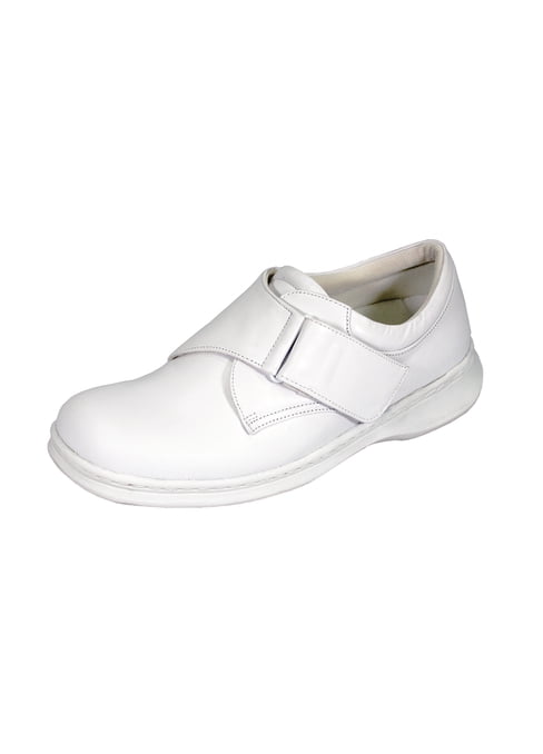 24 HOUR COMFORT Liv Wide Width Elegant Durable Slip On Shoes WHITE 11 ...