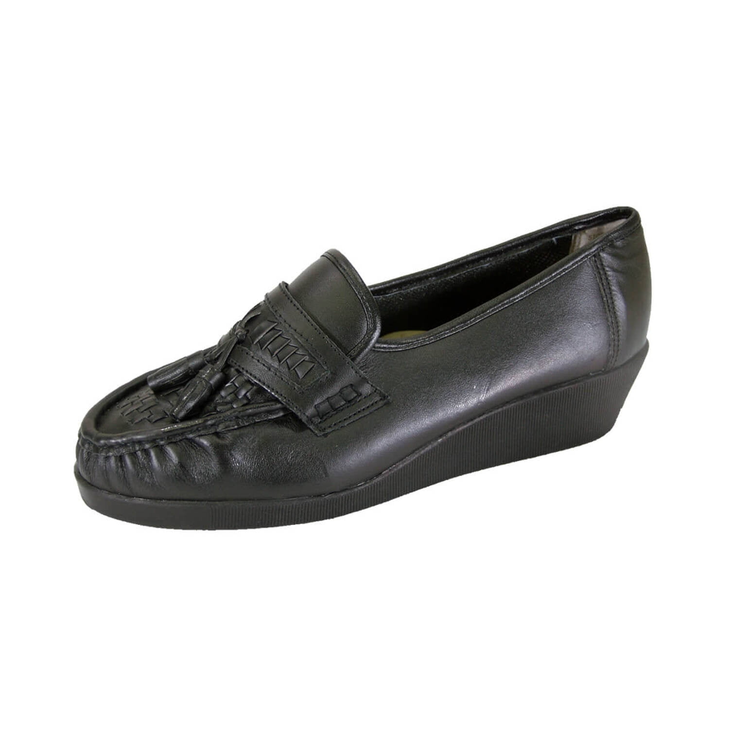 24 HOUR COMFORT Brenda Women's Wide Width Leather Shoes - Walmart.com