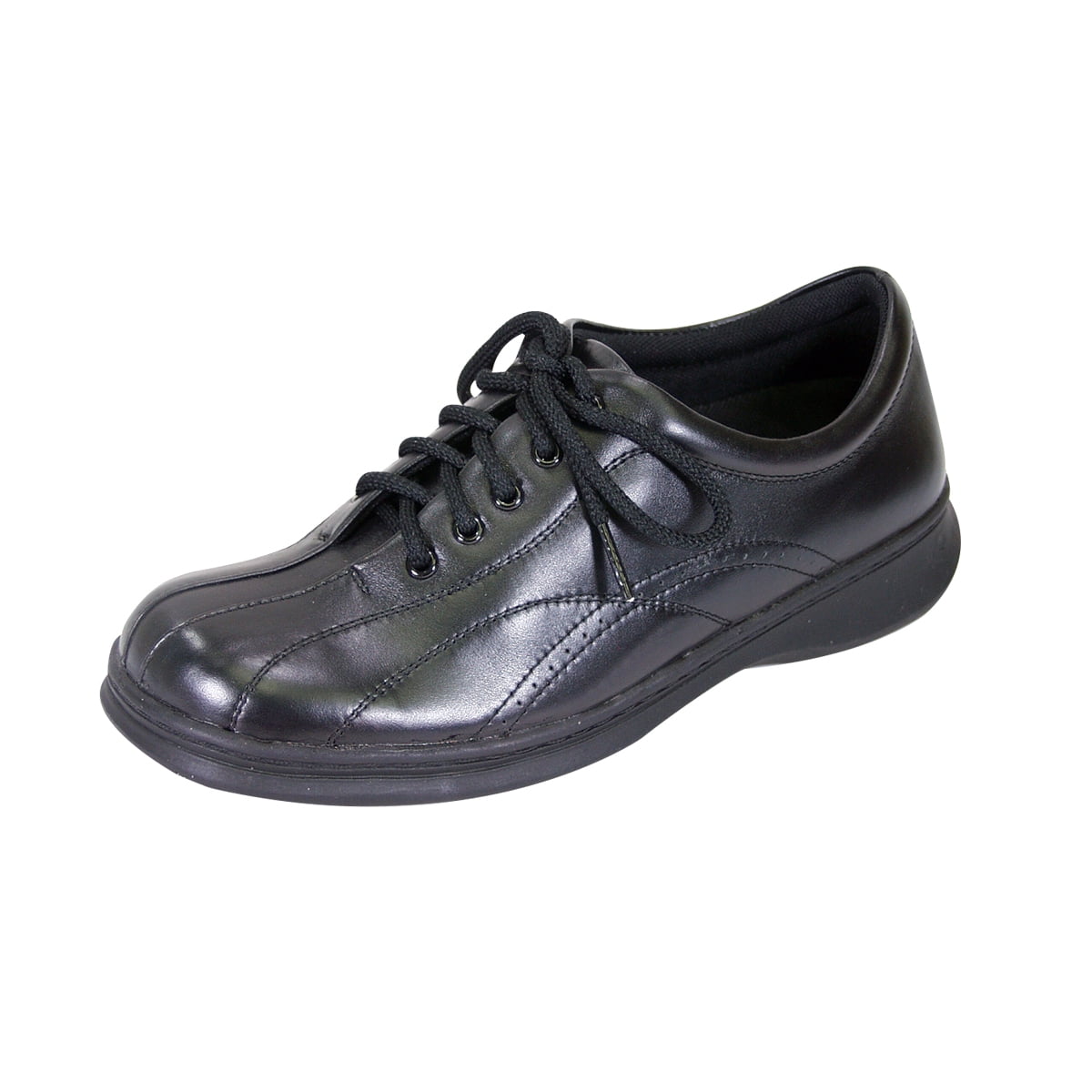 24 HOUR COMFORT Gia Wide Width Professional Sleek Shoe BLACK 7 ...