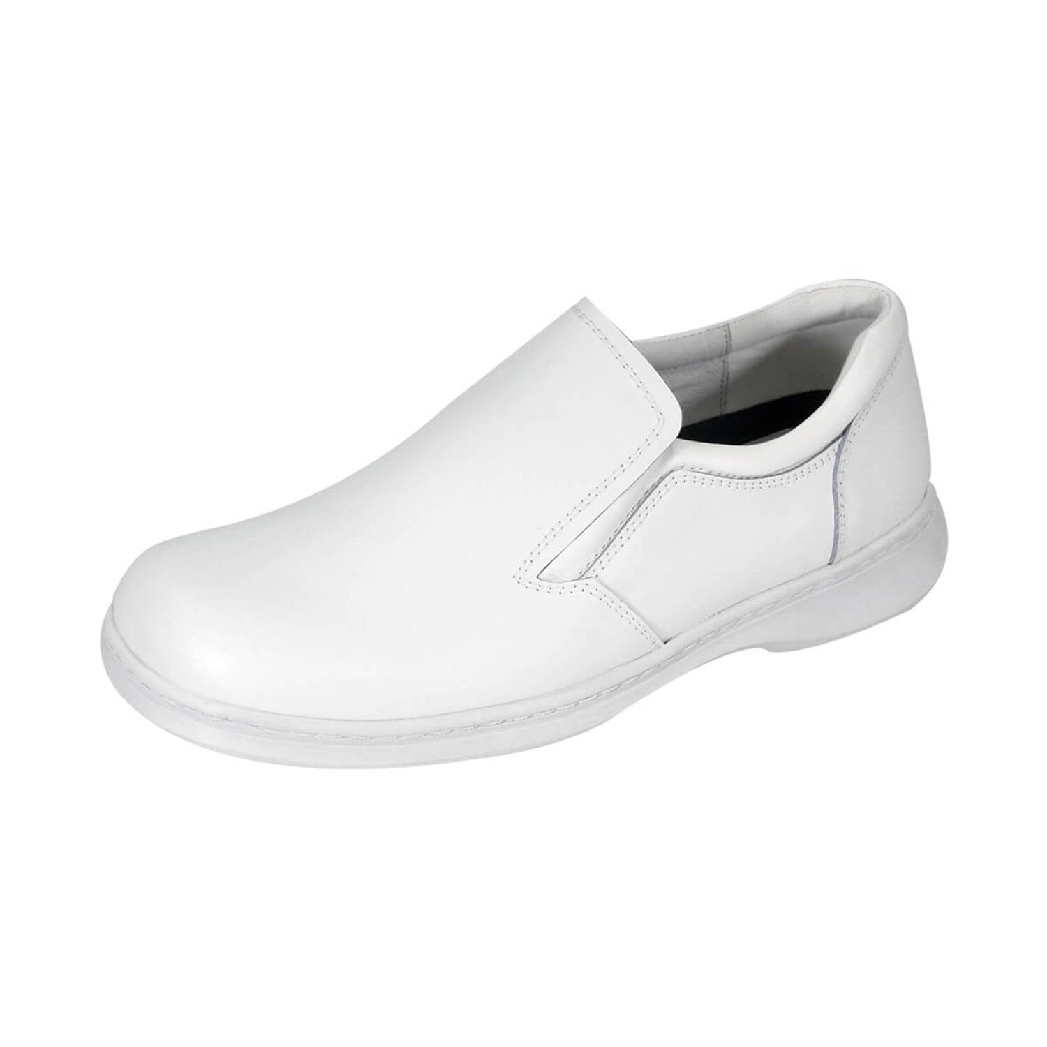 24 HOUR COMFORT Jason Men's Wide Width Leather Slip-On Shoes - Walmart.com