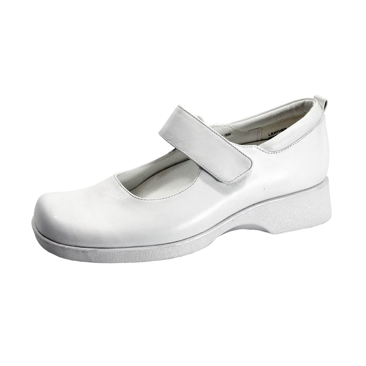 24 HOUR COMFORT Sky Wide Width Leather Mary Jane Shoes - Walmart.com