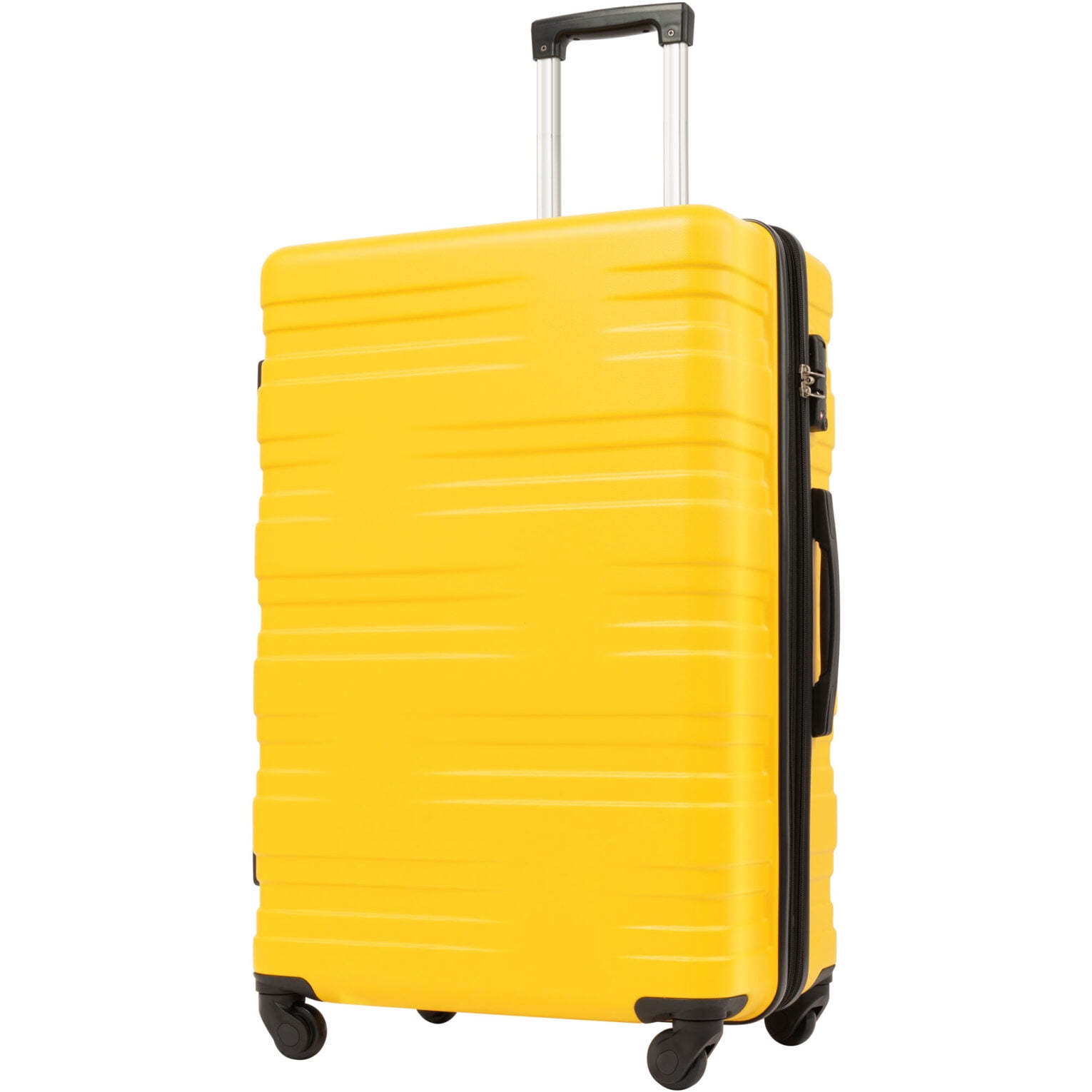 Triple Tree 10.20" Hardside Spinner Lightweight Luggage, Yellow ...