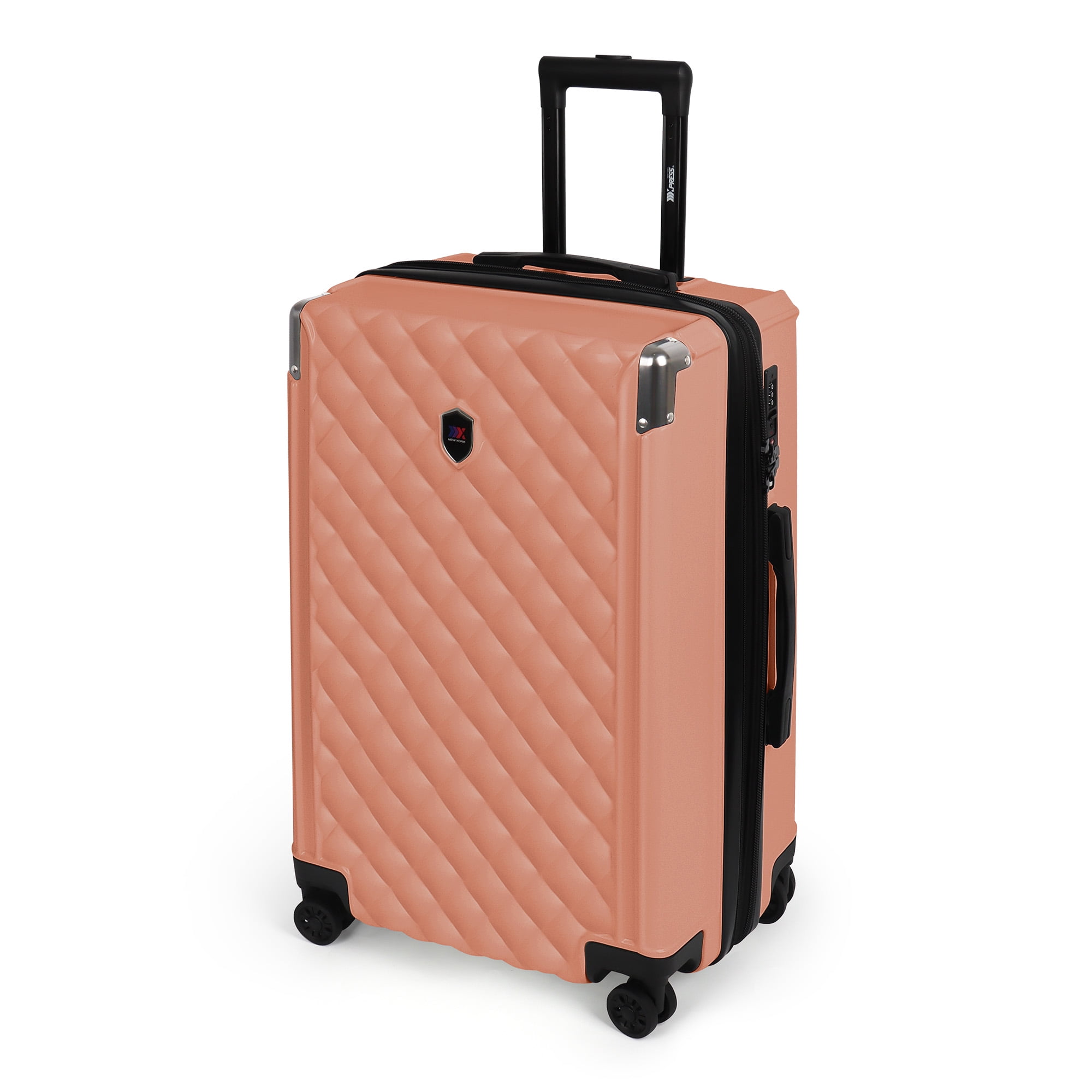 New York Xpress 24" Hardside Checked Luggage, Lightweight Expandable ...