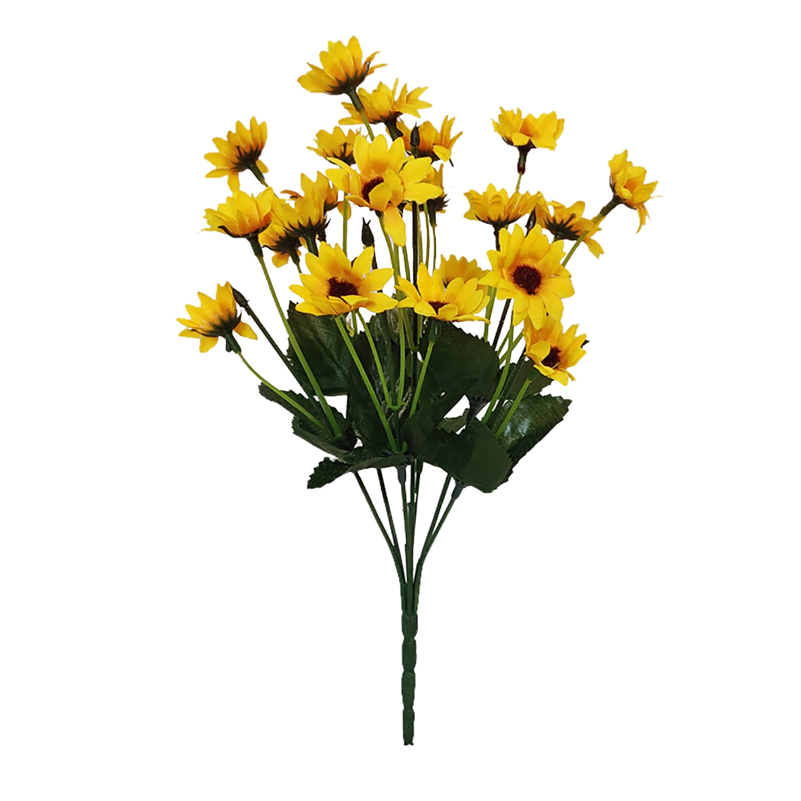 24 Heads Artificial False Sun Flowers Diy Bouquet Home Decor Bouquet ...