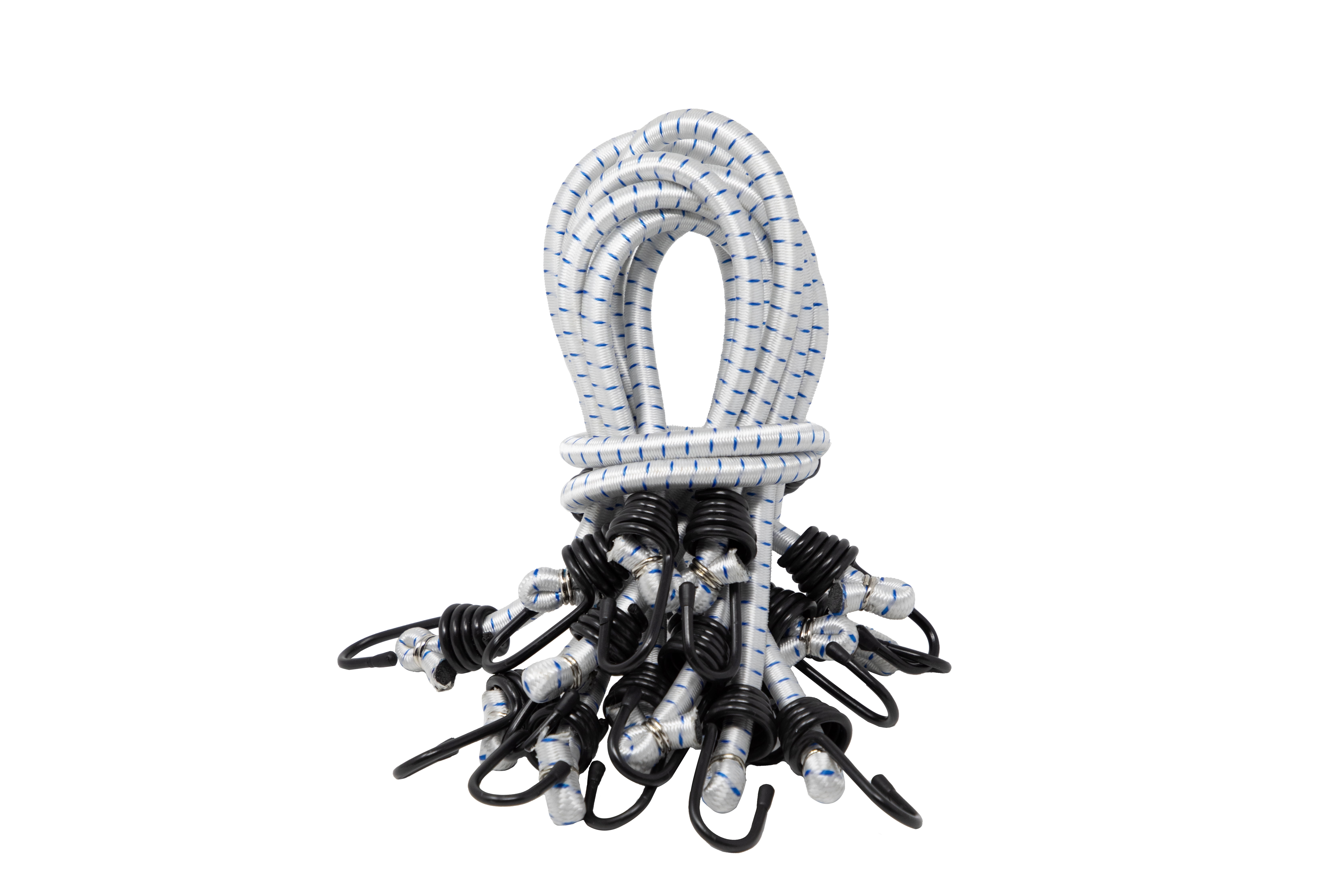 24" Heavy Duty Bungee Cords with Hooks 10-Pack, Non-Flexible, Durable ...