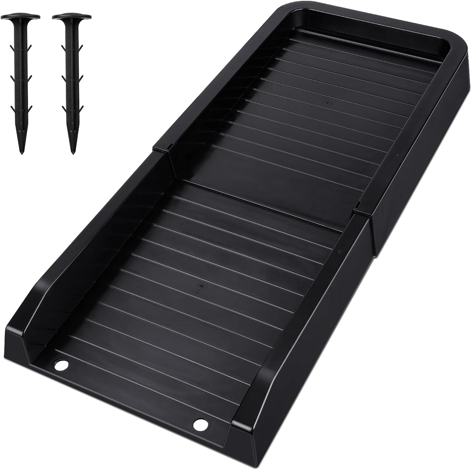 24" Heavy-Duty Downspout Extensions & Splash Block Kit - Gutter ...