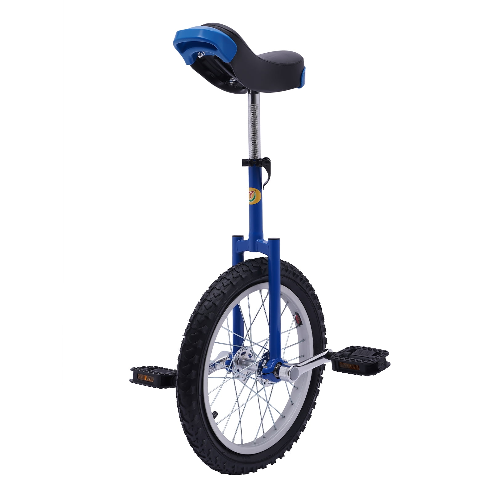 24" Height Adjustable Balance Unicycle Cycle 150kg/330.7lbs Outdoor ...