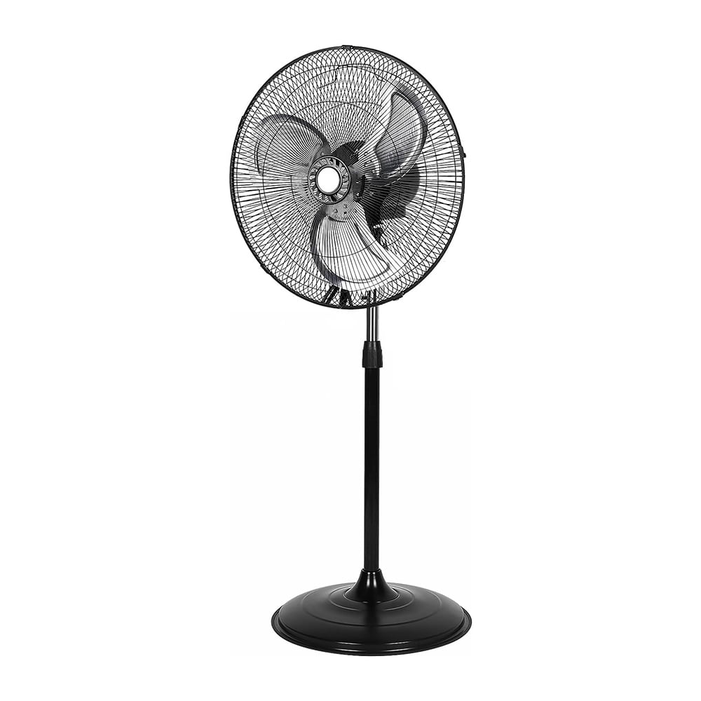 24" High Velocity Pedestal Oscillating Fan, 6450 CFM 3-Speed Heavy Duty ...