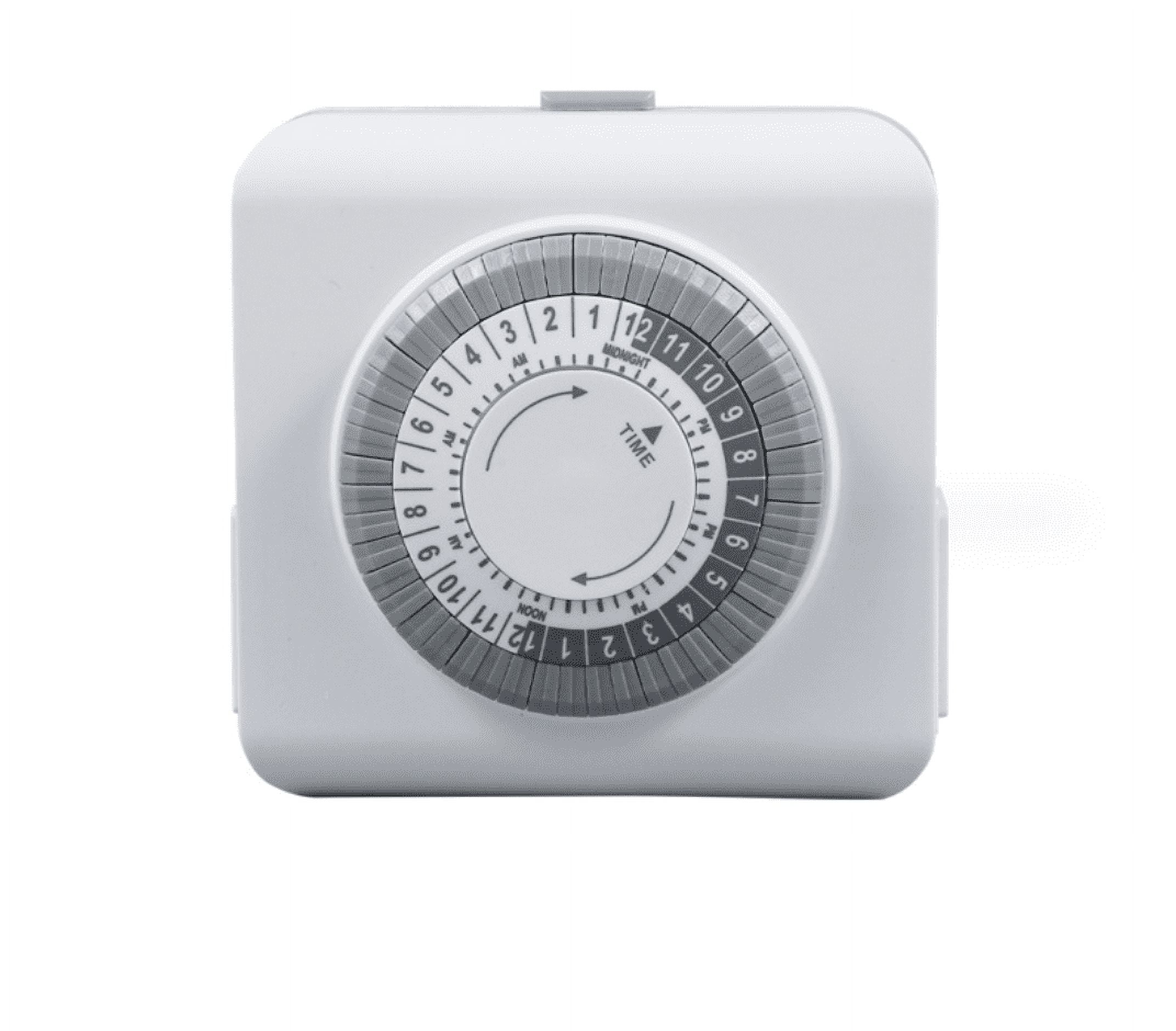 24 Hour Mechanical Outdoor Timer Outlet, Outdoor Timer for Lights ...