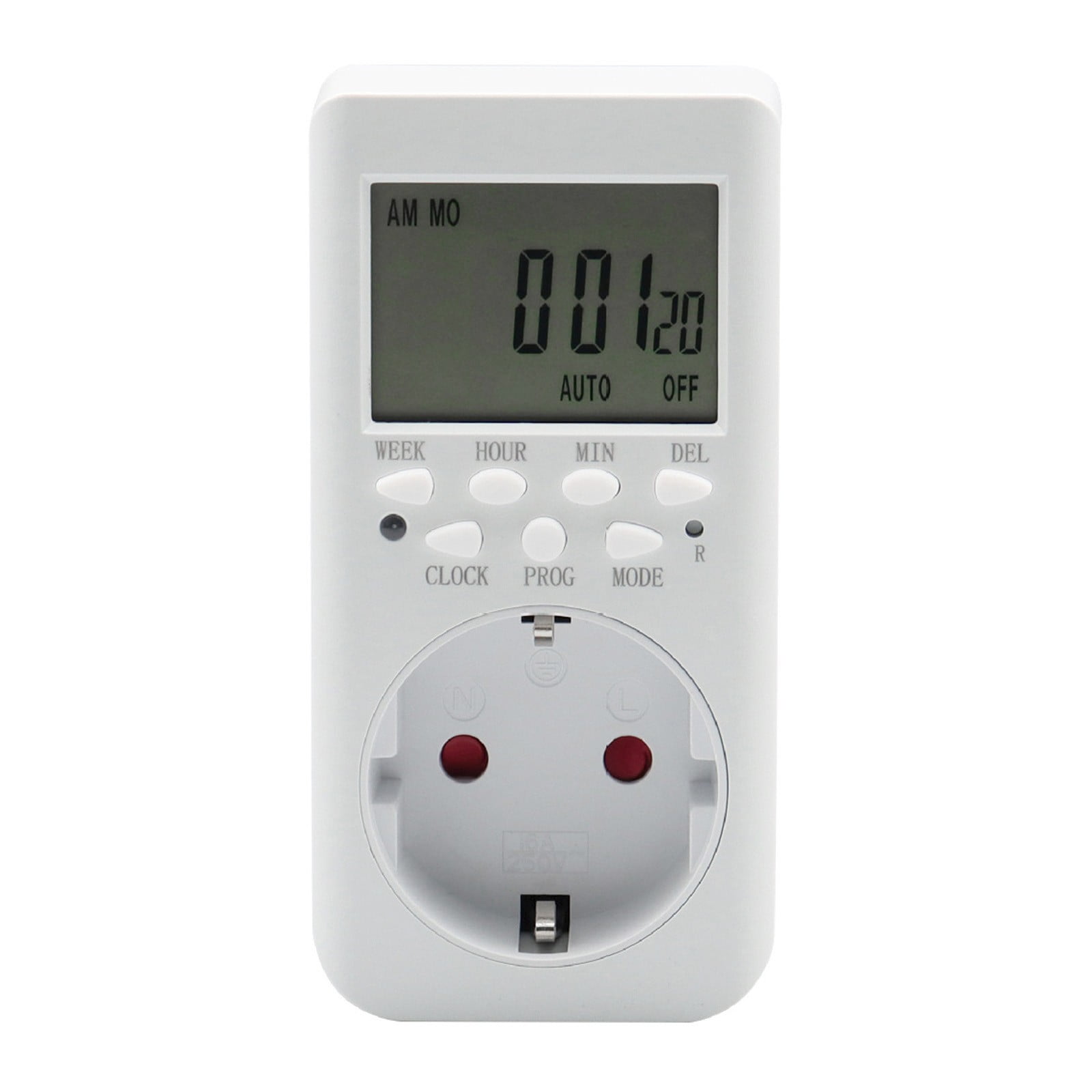 24 Hour Programmable Indoor Timer Plug for Power Outlet, Energy Saving ...