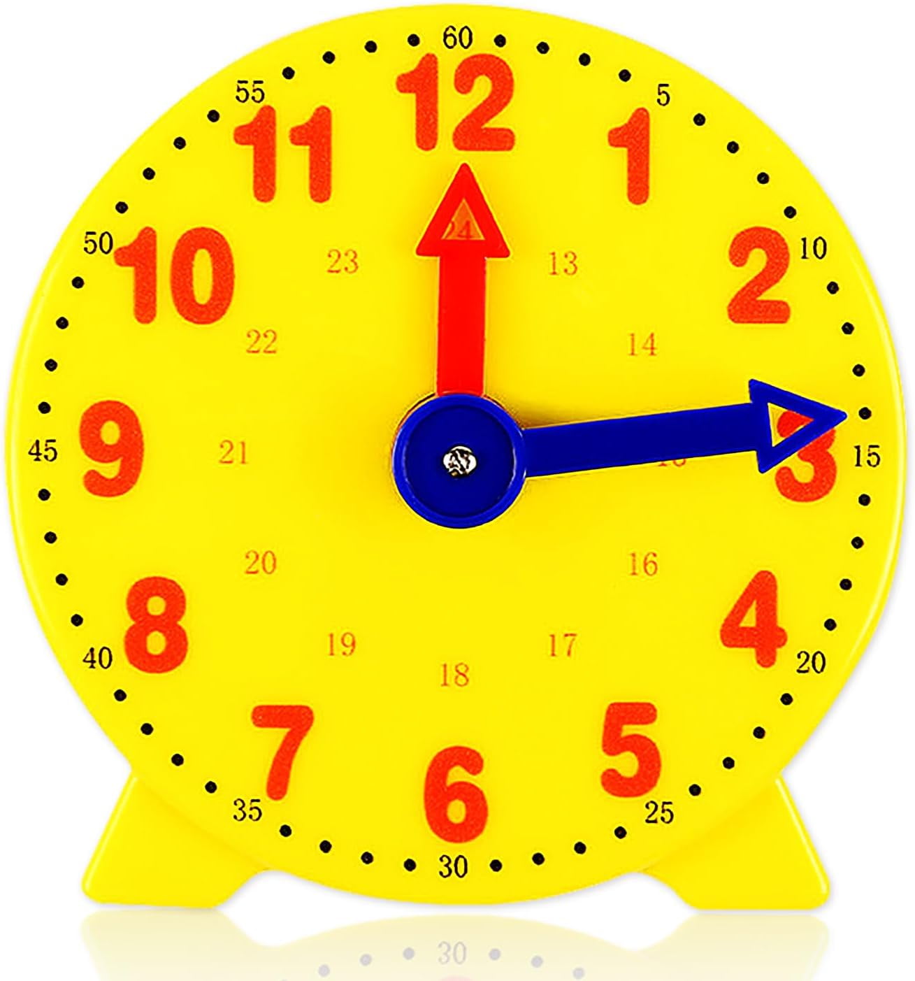 24 Hour Student Clock - Interactive Educational Clock Model for ...