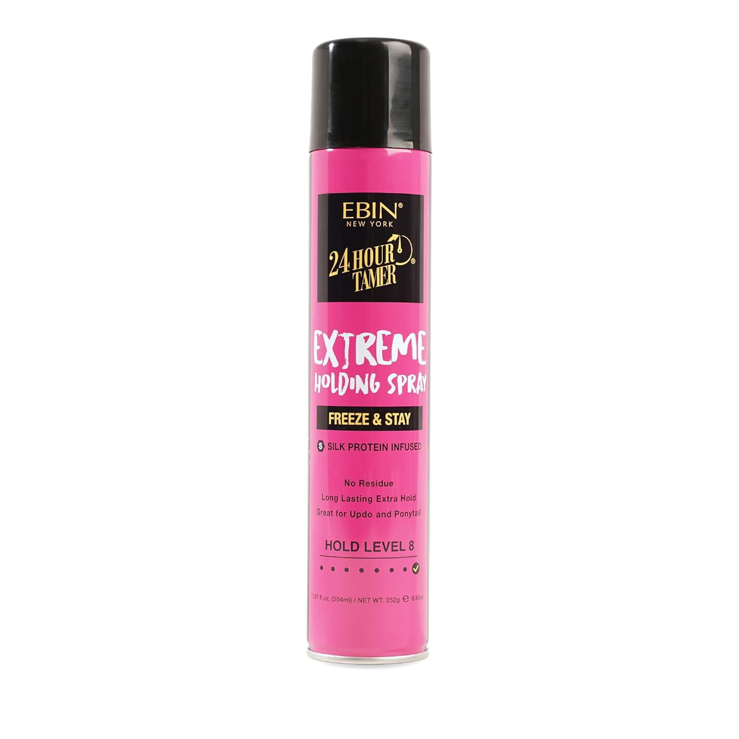 24 Hour Tamer Extreme Holding Spray Freeze & Stay (11.97 Oz) By Ebin New York Hair Styling ...