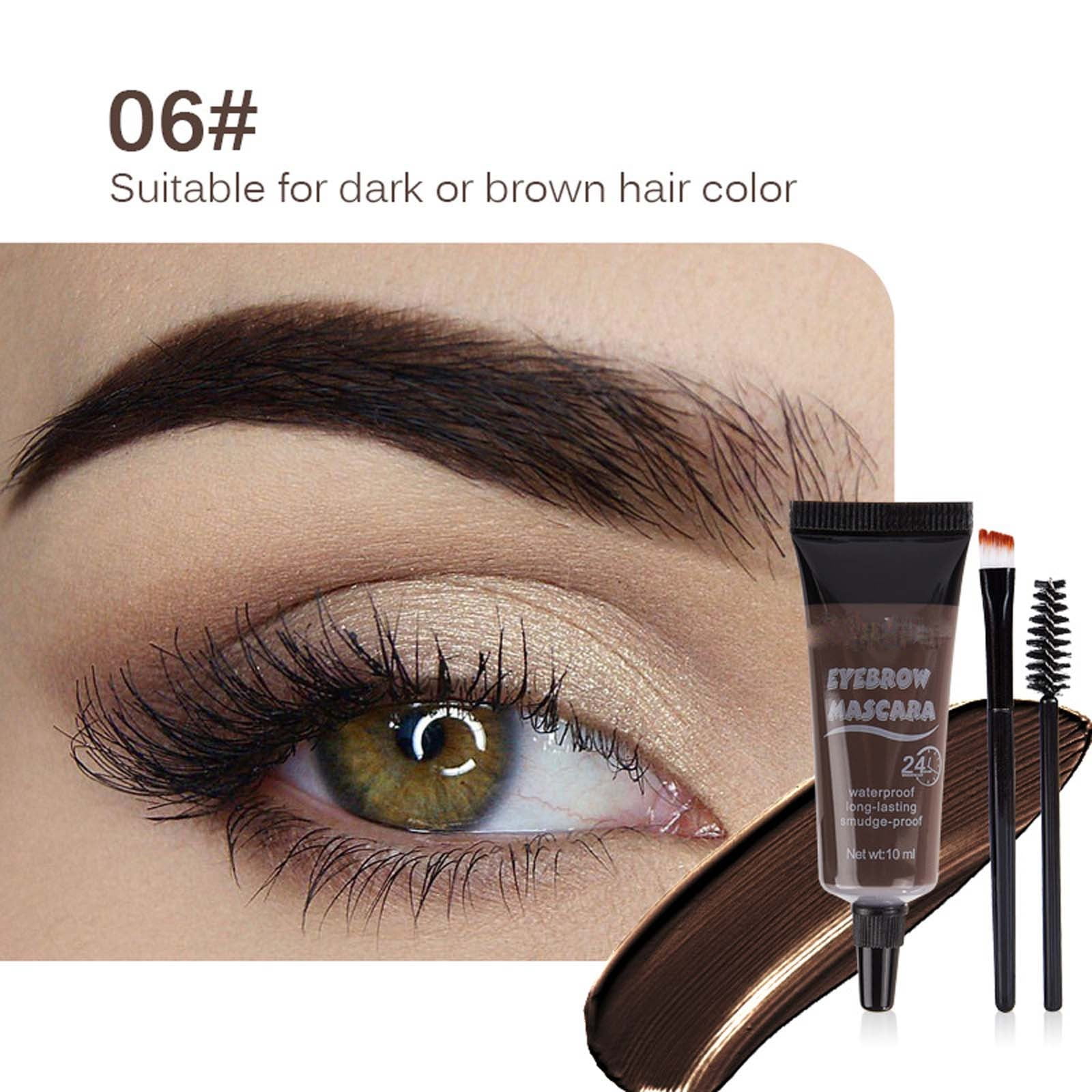 24-Hour Waterproof Brow Gel, Smudge-Proof & Long-Lasting Tinting ...