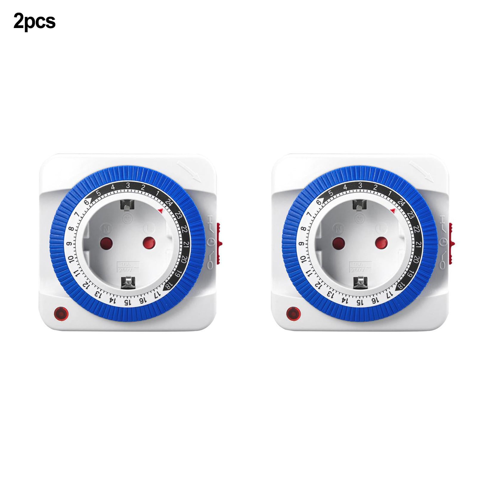 24 Hours Mechanical Programmable Timer Switch Smart Countdown Socket Auto - Walmart.com