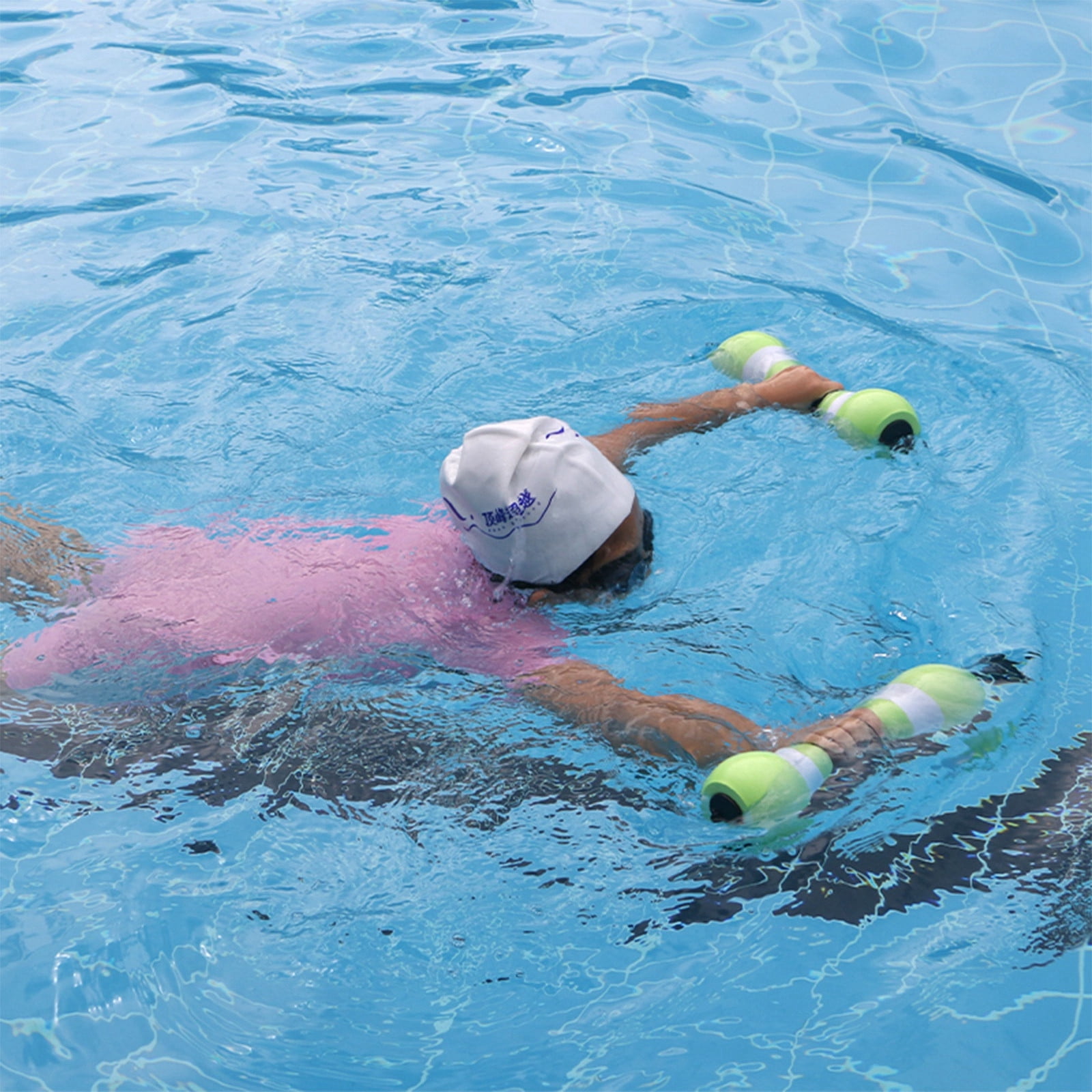 Angeler Floating Dumbbell Water Exercise, Eva Foam Aquatic Barbells ...