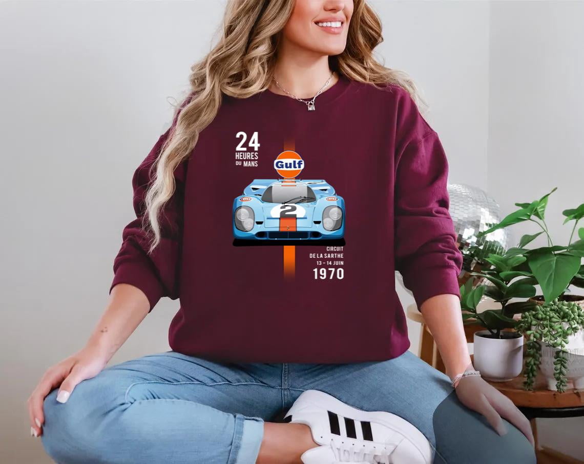24 Hours of Le Mans Classic Car Racing Theme Sweatshirt for Fans, for ...